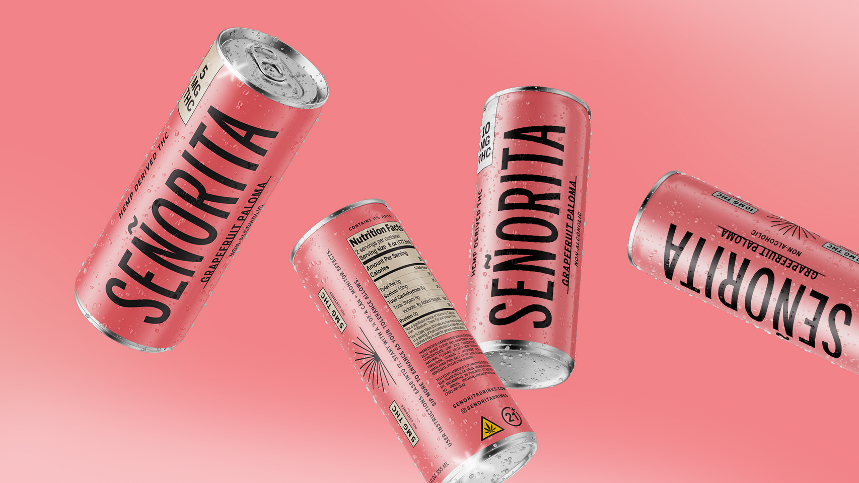SEÑORITA DRINKS - THC HEMP-INFUSED, NON-ALCOHOLIC BEVERAGE, MARGARITA ...